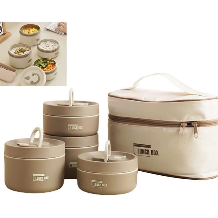 Portable Insulated Lunch Container Set, 2022 New Stackable Stainless ...