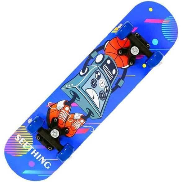 Planche à roulettes 60CM débutant Enfants Dessin animé Planche à ...