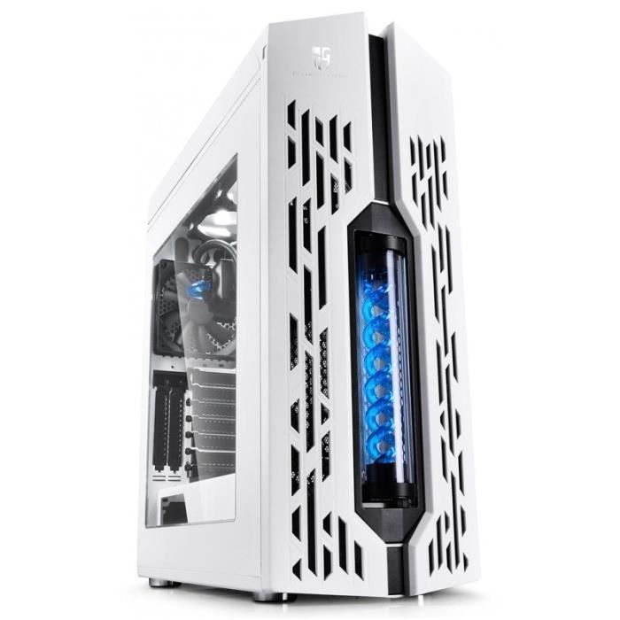 Boitier Gamer Storm Genome Blanc/Bleu - Cdiscount Informatique
