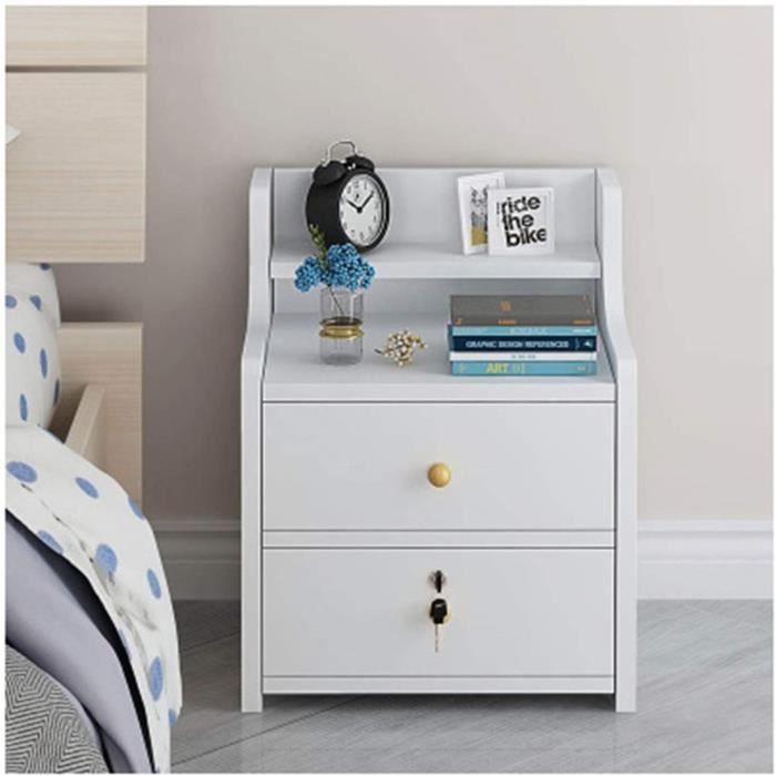 Table de chevet moderne avec tiroir - Table de chevet-table de chevet ...