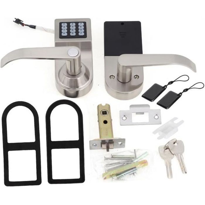 Keyless Digicode Serrure Porte à Code Électrique Déverrouillée Par Mot ...