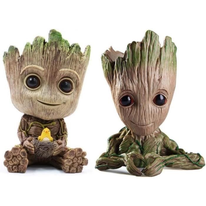 Pot de fleur de bébé Groot, arbre homme succulent planteur pot mignon ...