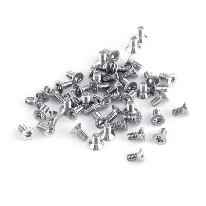 Qiilu vis d'entraînement en étoile Vis en étoile M2.5 Boulons à tête ...