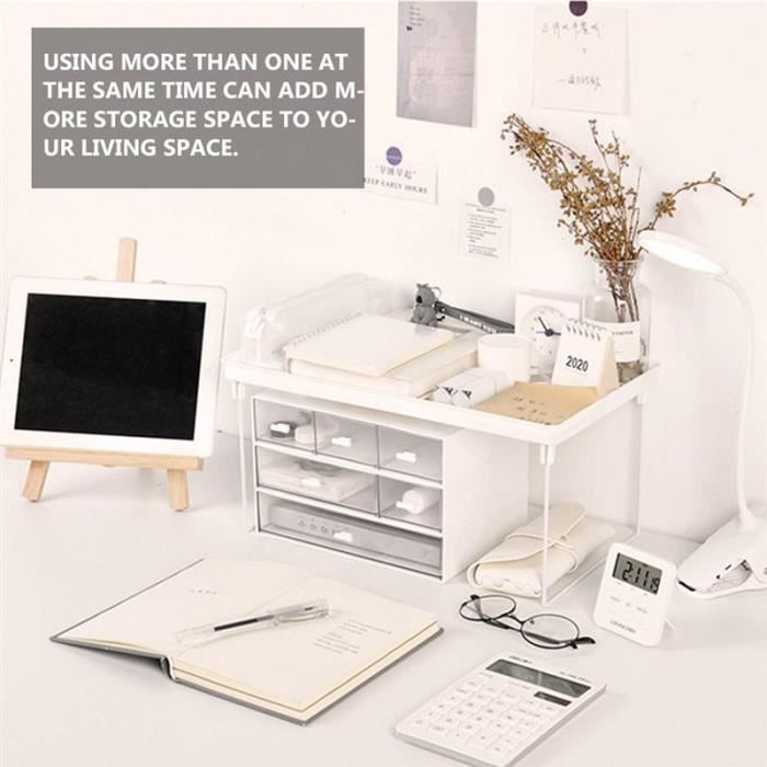 Rangements pour bureau,Support de rangement pliable, 1Pc de bureau ...