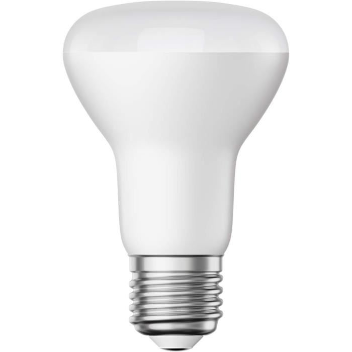 Ampoule Led E27, R63, Blanc Chaud (2700 K), 8 W, 750Lm, Mat, Led, Ampoule, Culot E27, Ampoule À ...