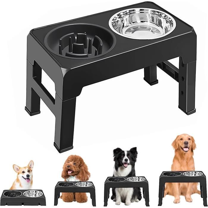 Gamelle Chien Surelevee, Gamelle Chien Réglable En Hauteur, Gamelle ...