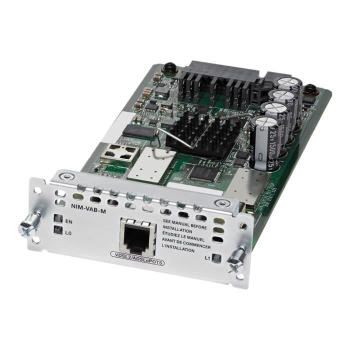 Cisco 1-port VDSL2-ADSL2+ over POTS with Annex M Modem ADSL Network ...