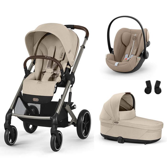 CYBEX - Poussette Trio Balios S Lux Tpe Cloud G I-size Nacelle Almond ...