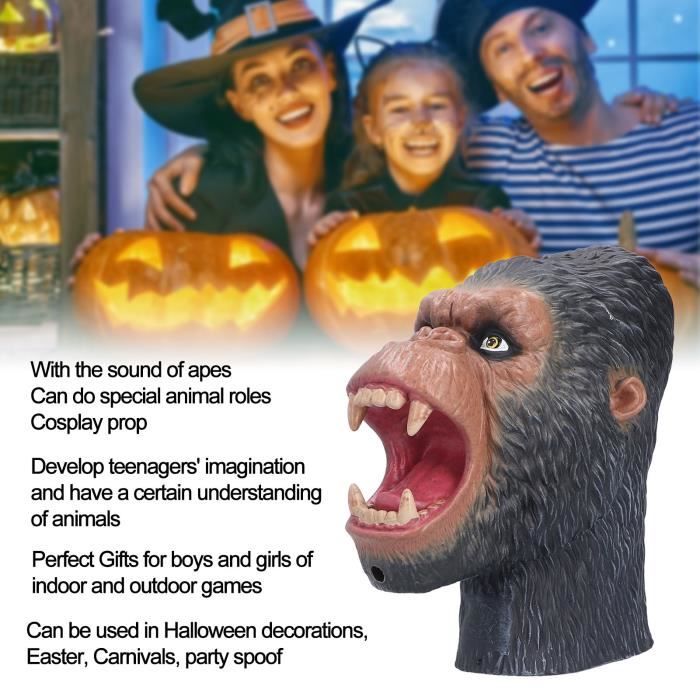 Marionnette à main animale Marionnette à main de grands singes, jouet ...