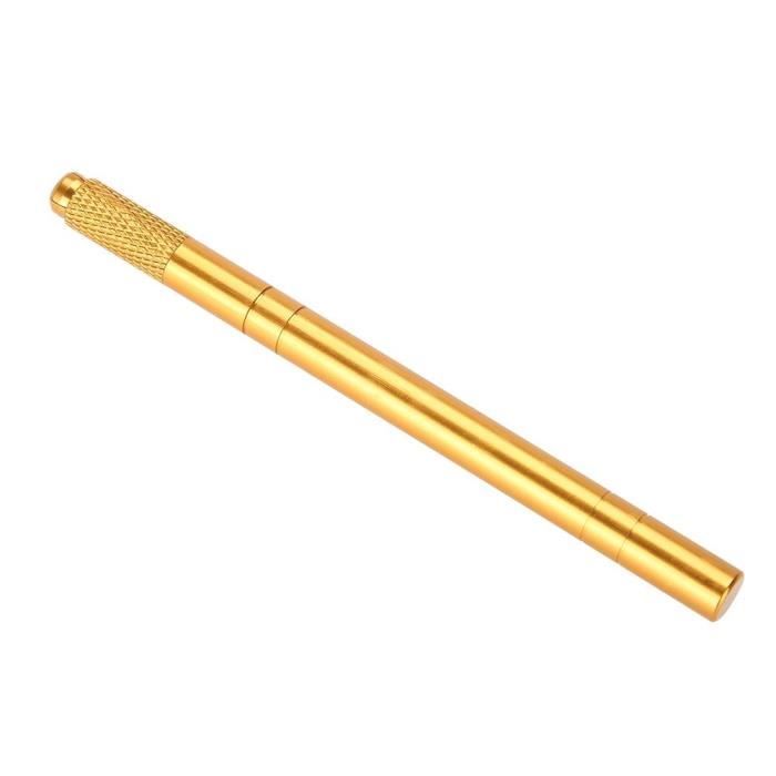 Stylo de tatouage de sourcil, stylo de tatouage de sourcil d'or manuel ... Stylo de tatouage de sourcil, stylo de tatouage de sourcil d'or manuel ...