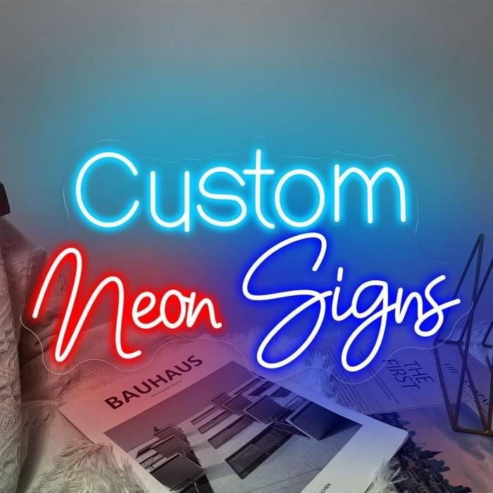 Enseignes Lumineuses Au Néon Led Personnalisé Pour Mur Décor Fête D ...