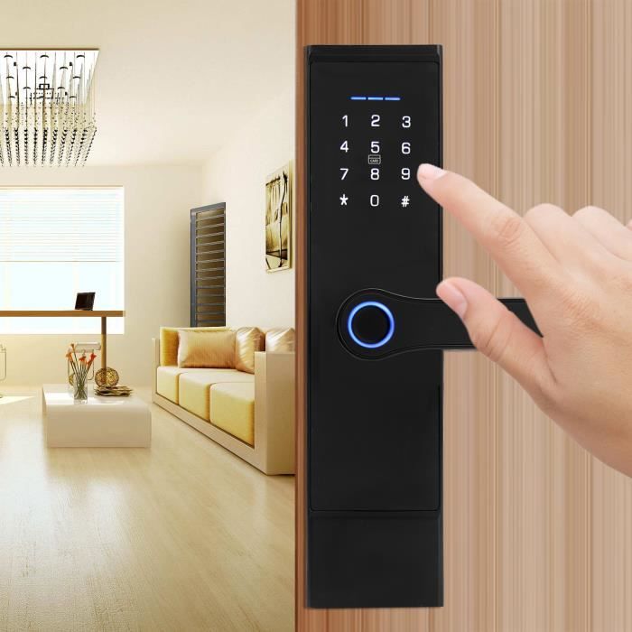 EJ.life Serrure de porte intelligente Serrure de Porte WiFi ...