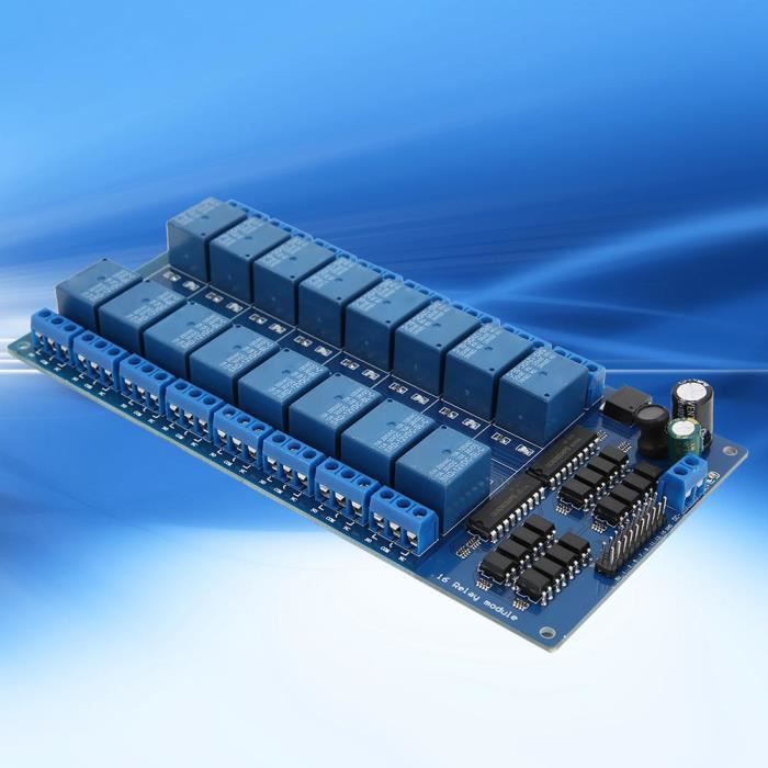 EJ.life Module PLC 5V Carte Relais Carte d'Interrupteur Commande IO 16 ...