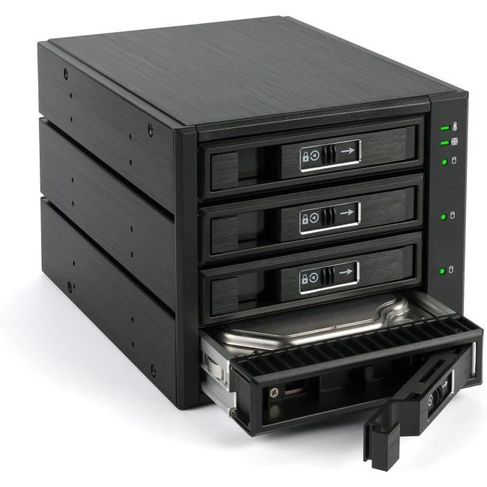 Backplane - FANTEC - BP-T3141 - 4 disques durs 3.5/2.5 - Ventilateur 80 ...