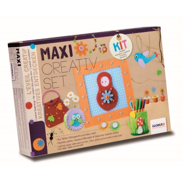 GLOREX Kit Maxi Creativ Set - Cdiscount Beaux-Arts et Loisirs créatifs