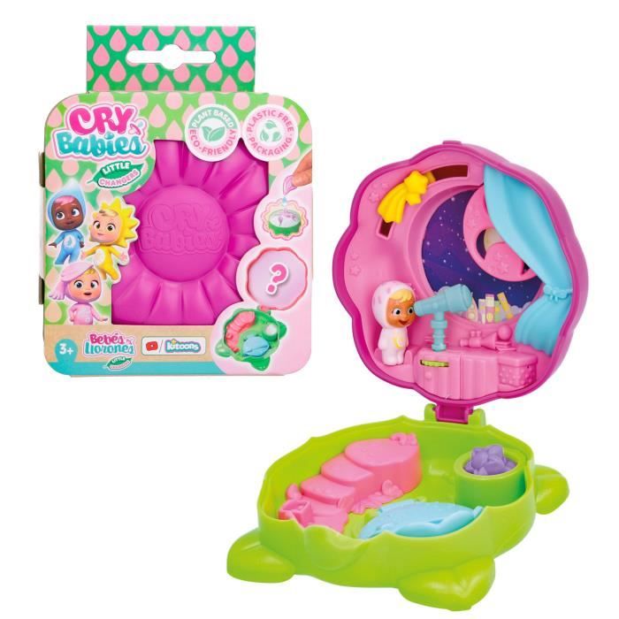 Mini poupées Cry Babies IMC TOYS Little Changers - Capsule Flower rose ...