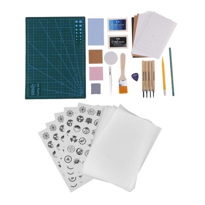 Set de Bloc de Découpage de Tampon en Caoutchouc pour Scrapbooking ...