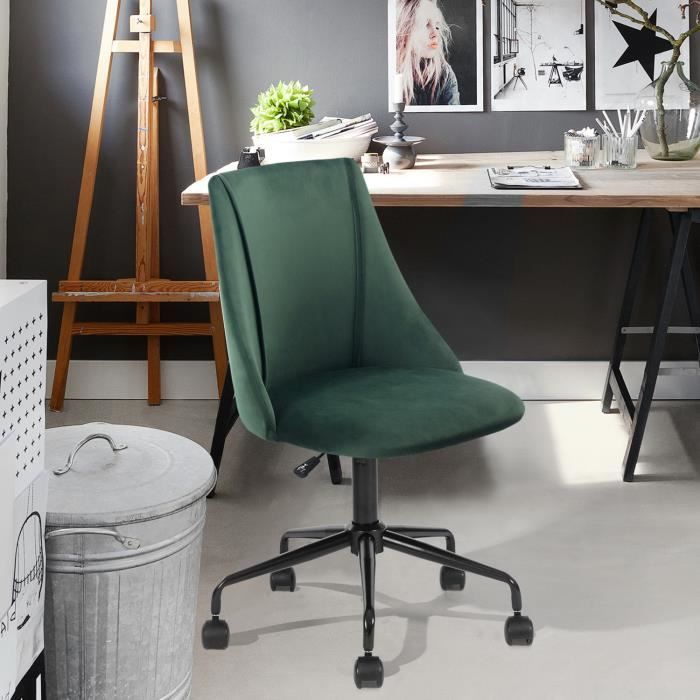 MEUBLES COSY Chaise de Bureau Ordinateur Pivotant,Ergonomique de ...