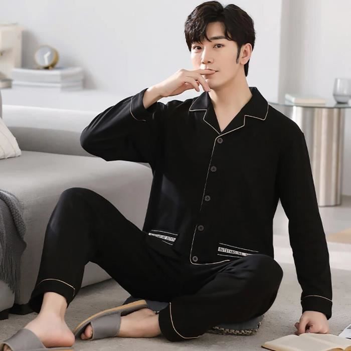 Trendyol-Pyjama coton à carreaux pour homme,vêtements de nuit ...