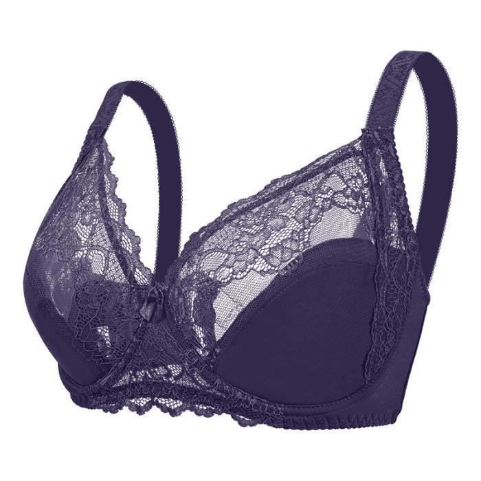 Lot de 6 Gorge sans Armatures Soutien Haute élasticité Push up sous ...