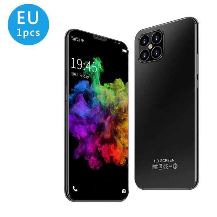 Smartphone i12Pro Android 6,1 pouces grand écran 512 Mo + 4G noir ...