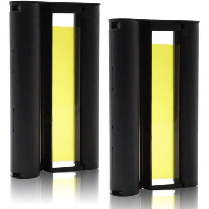 Compatible Pour Canon Selphy Cp1300 Cp1200 Selphy Kp-108In 2 Cartouches ...