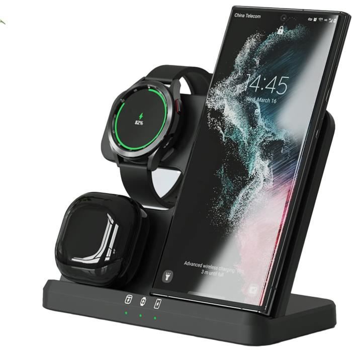 Sikai Chargeur Sans Fil Pour Samsung, 15W Rapide Induction Compatible ...