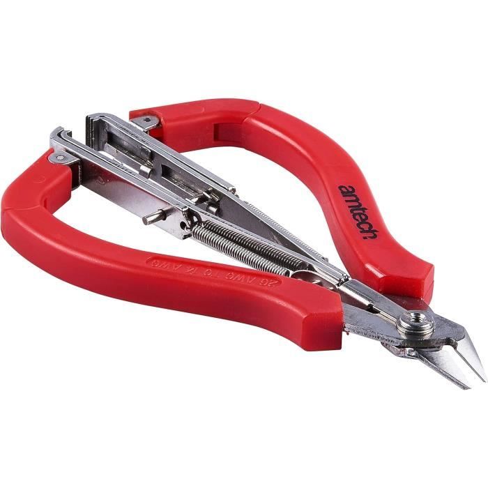 Am-Tech Pince à dénuder et cutter 2-en-1110 - Cdiscount Bricolage