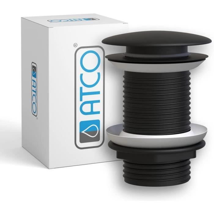 Atco PU22 Bonde d’écoulement excentrique sans trop-plein, système clic ...