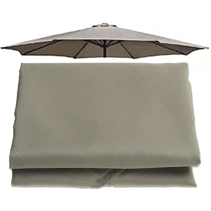 Auvent Parasol Jardin Polyester Toile De Rechange 6 Baleines Auvent De ...