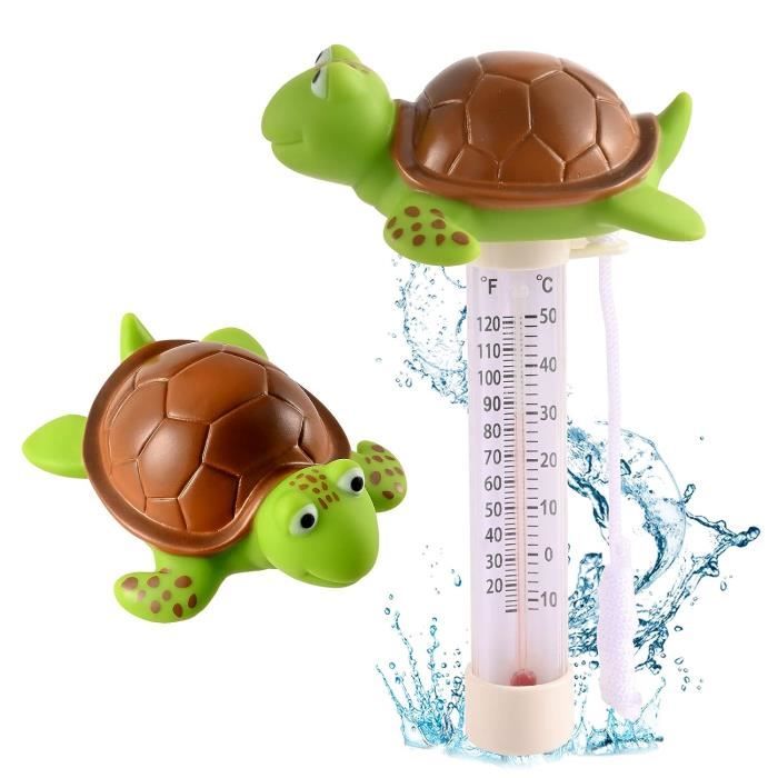Thermomètre Flottant Pour Piscine - Tortue - Thermomètre De Bain Pour Bébé - Pour L'Extérieur Et ...