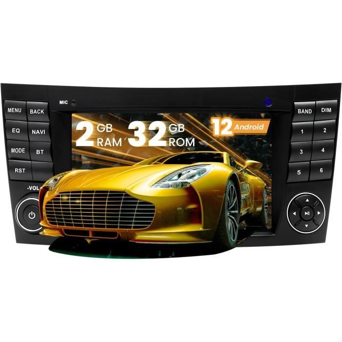 Autoradio Android 12 Pour Benz Classe E, W211, E200, E220, E300, E350 ...