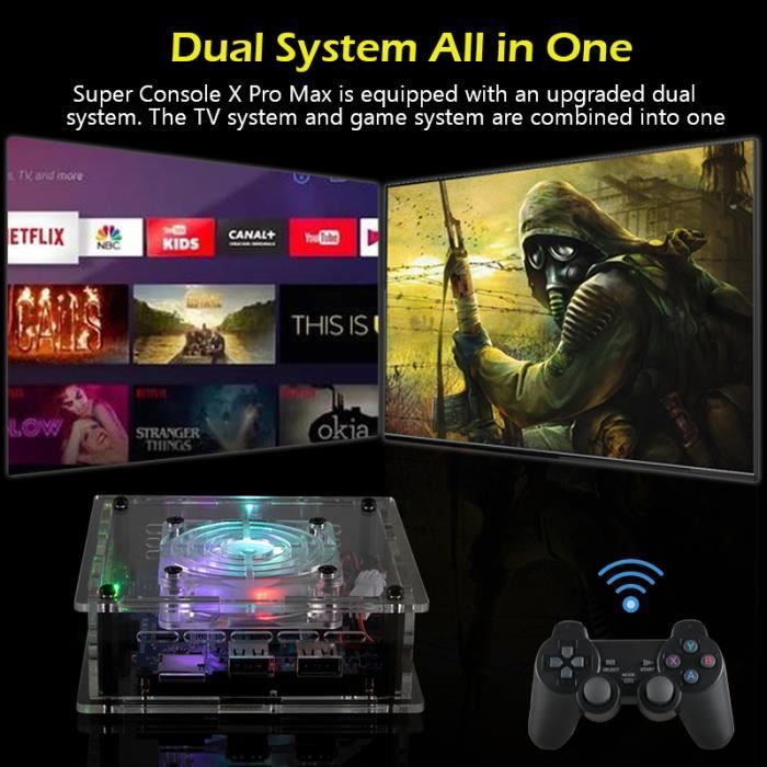 64 TW sans fil-L'UA-Mini Console De Jeux Vidéo Rétro X Pro Max, Avec ...