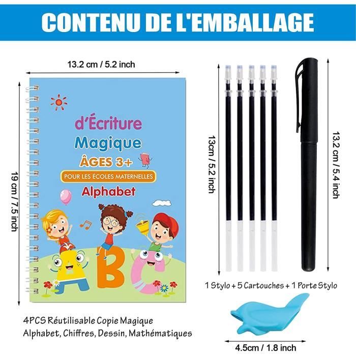 4 Cahiers Calligraphies Françaises, Ecriture Calligraphique en Français ...