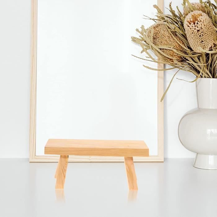 Mini Tabouret Rehausseur En Bois Pour Plantes En Pot 14 X 5 X 3 Cm ...