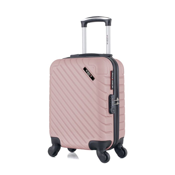 Valise Cabine XXS CITE 4 Roues - rose - BLUESTAR 46x32x20cm