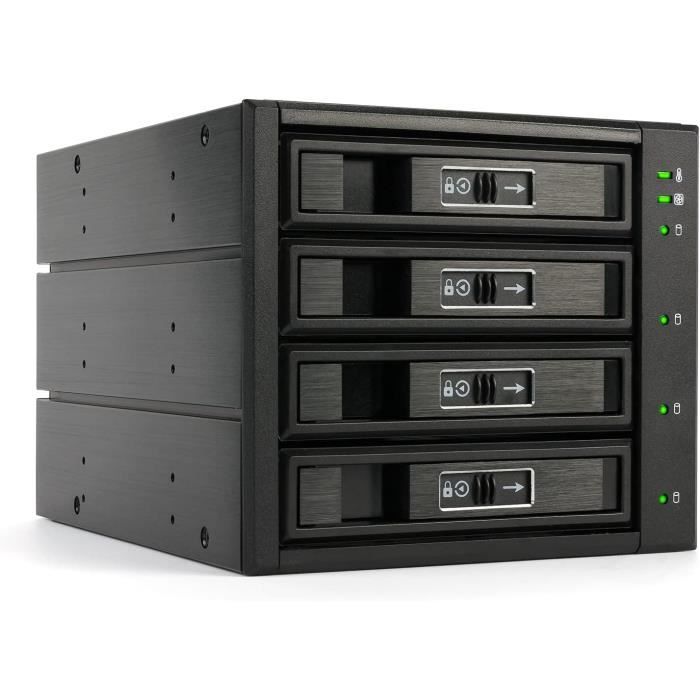 Backplane - FANTEC - BP-T3141 - 4 disques durs 3.5/2.5 - Ventilateur 80 ...