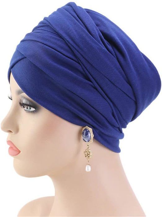 Turban Hijab Pour Femme Musulmane Longue Queue Turban Bonnet Musulman ...
