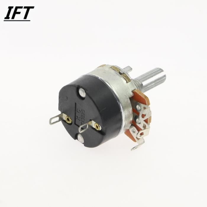 B100K Potentiomètre Réglable Avec Interrupteur, 2 Pièces, B500k B10k ...