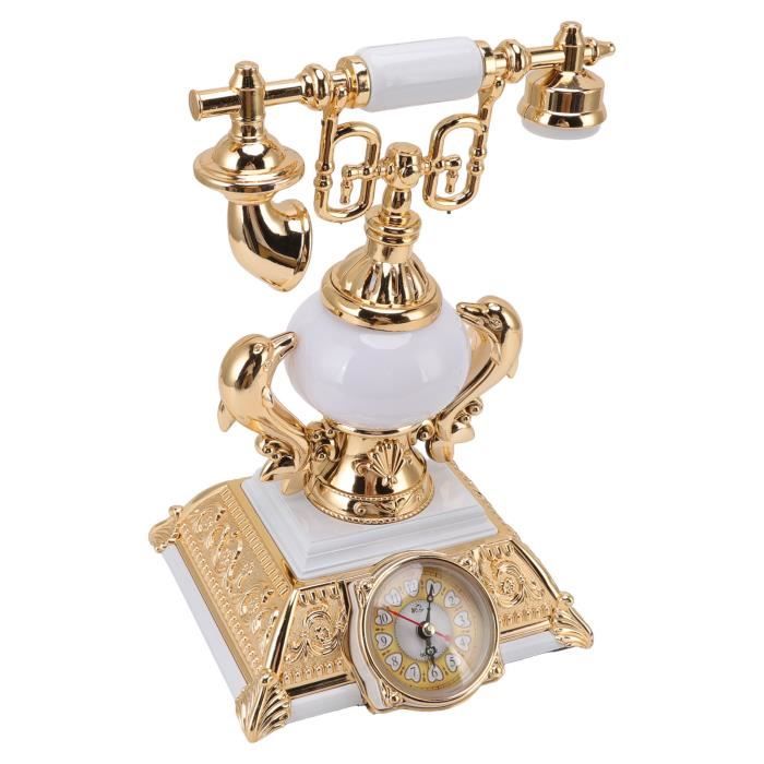 Zerone Old Telephone Model, Retro Style Vintage Telephone Model EU Plug ...