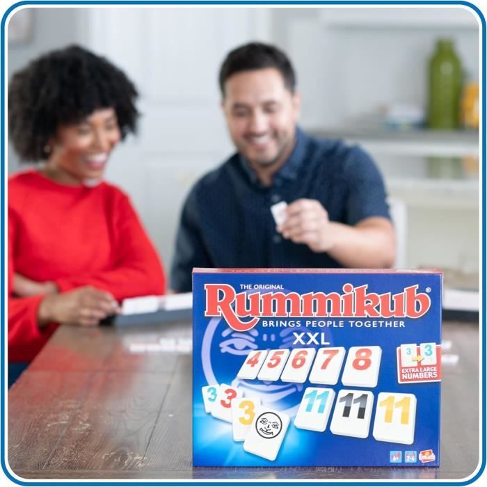 GOLIATH Rummikub The Original XXL – Jeu de société 106 pierres, 4 racks ...