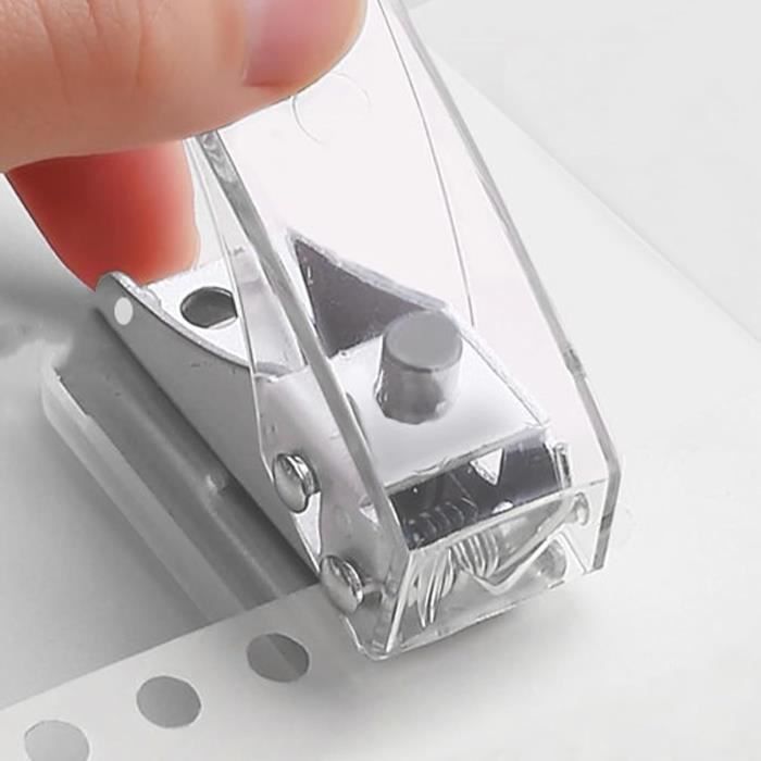 Lot de 3 perforatrices à trou unique, mini perforatrice pour papier ...
