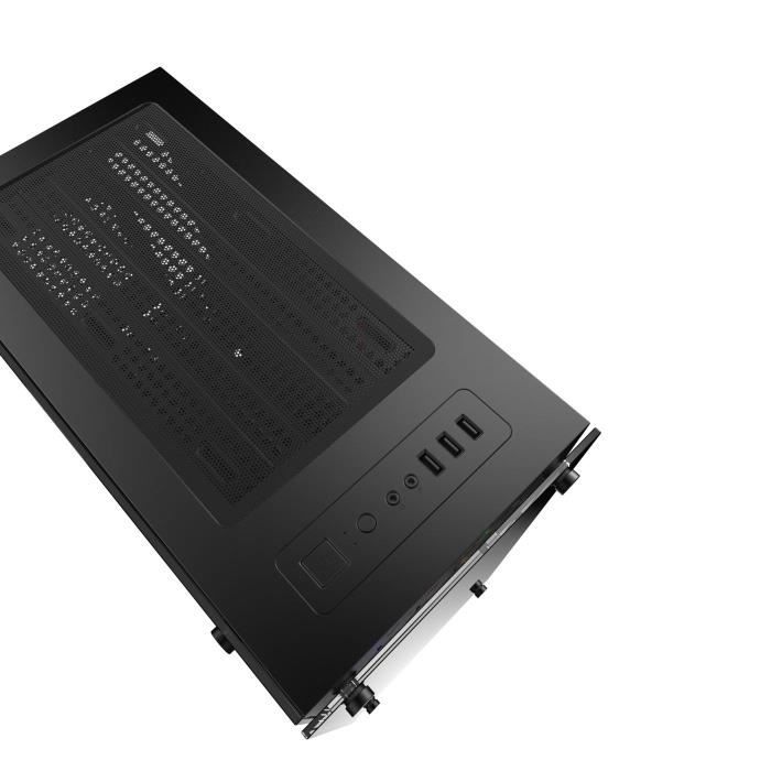 MRED - Boîtier PC Gamer M-ATX - Noir RGB Solar Gun - Cdiscount Informatique