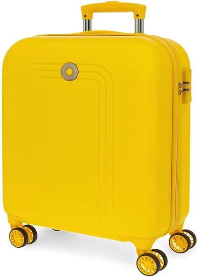 Riga Valise Trolley Cabine Jaune 40x55x20 cms Rigide ABS Serrure à ...