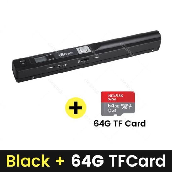 Mini Scanner Portable créatif, pour livre A4 JPG, Format PDF, Photos ...