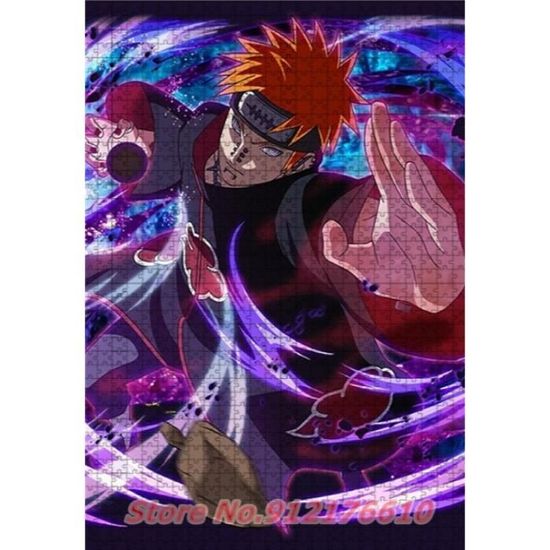Kakashi Naruto 1000 pièces Puzzles Anime Uchiha Sasuke bricolage Puzzle ...