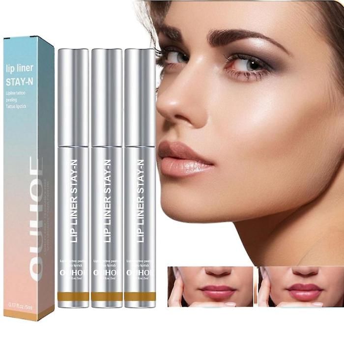 ROUGE A LEVRES--1 PC-Crayon à lèvres détachable, tatouage, teinture ...