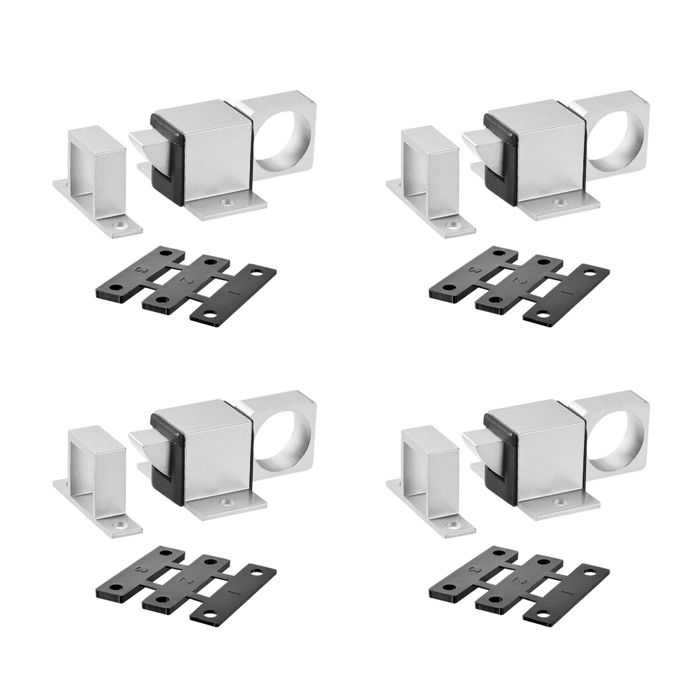 Verrou meuble SOURCING MAP 4Pcs 57x41x23mm Loquet Aluminium Alliage ...