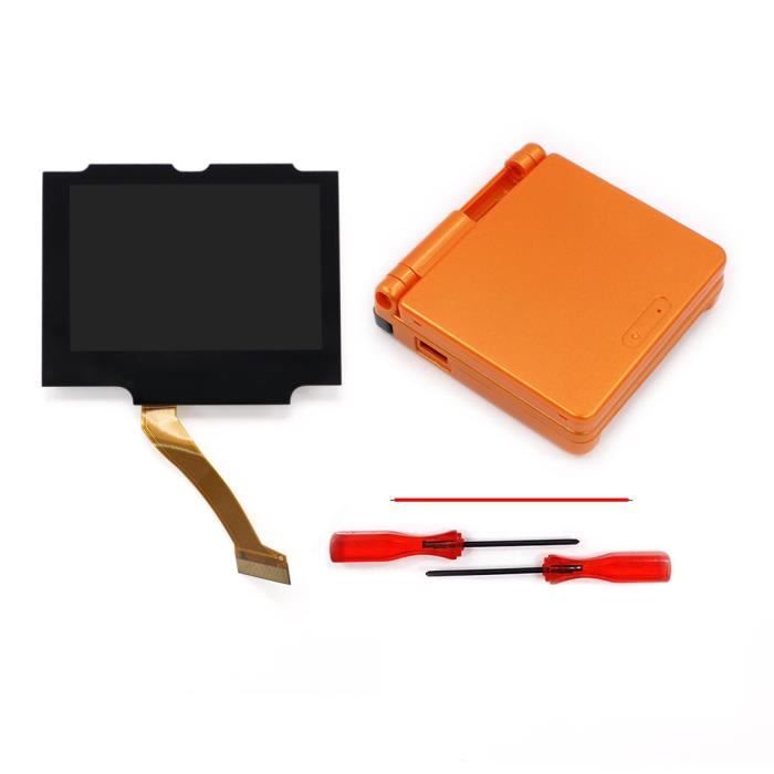 Orange - Écran LCD IPS rétro pré-Regional V5 pour console GBA SP ...