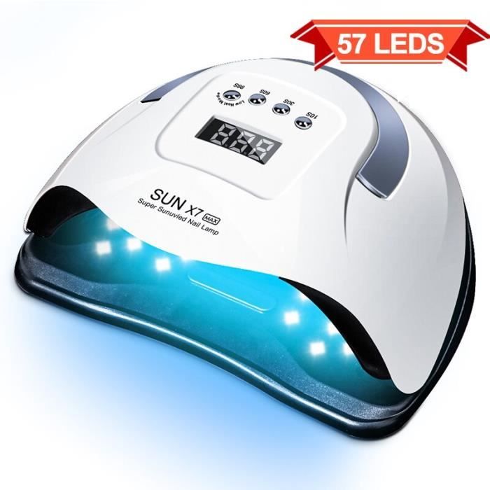 SOLEIL X7 Max - Prise UE (220-240V) - 280W SUN X10 Max Lampe UV LED Ongle Sèche ongles avec ...